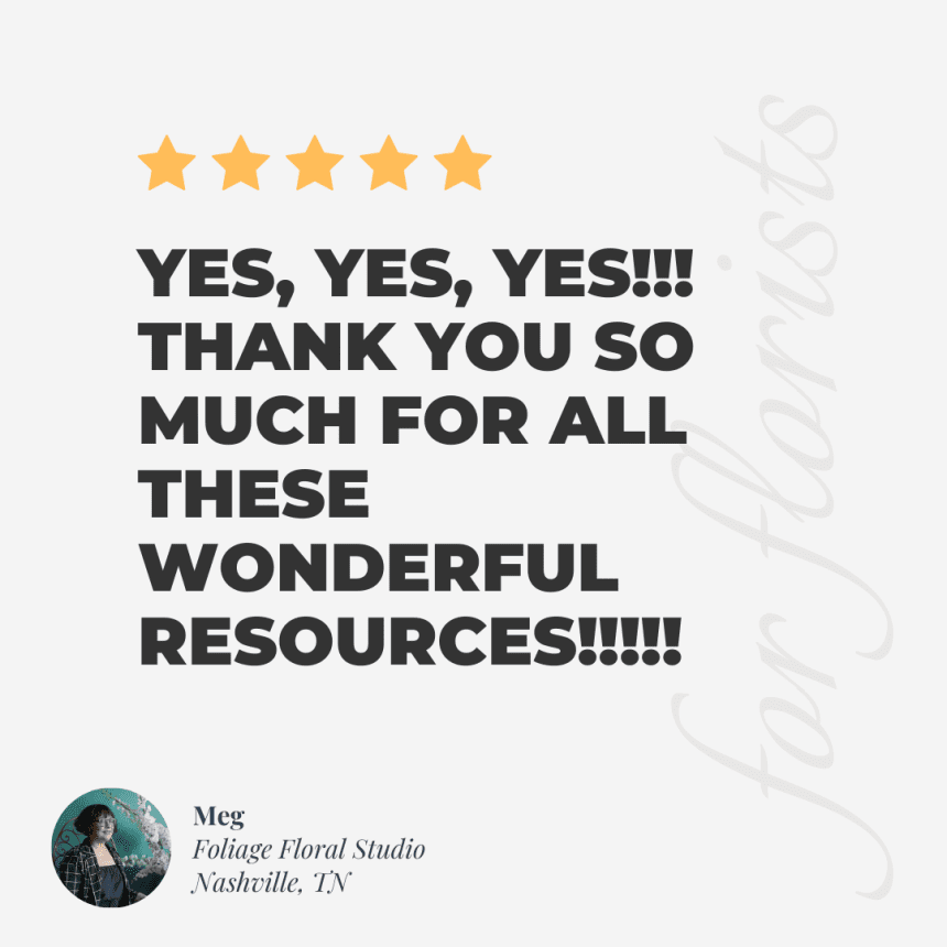 Florist Pricing Worksheet – Price With Confidence