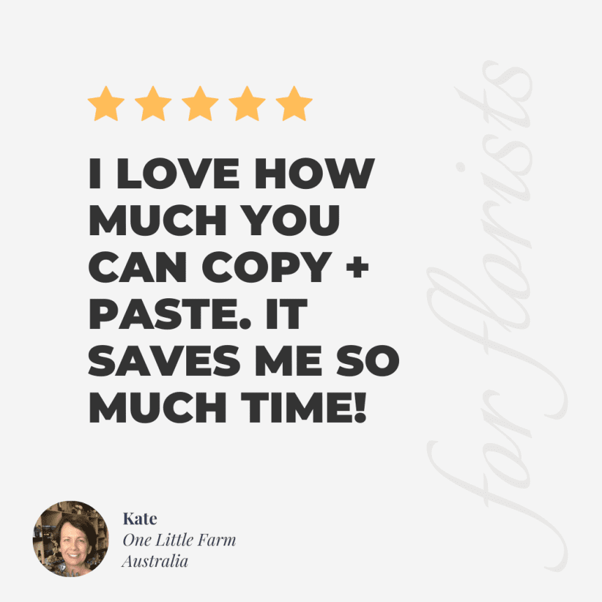 Florist Pricing Worksheet – Price With Confidence